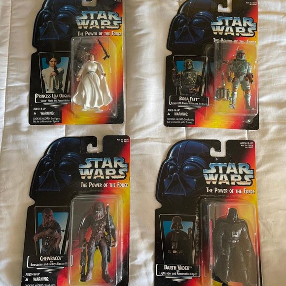 Kenner | Toys | 995 Star War Figures Princess Leia Boba Fett Chewbaka And Darth Vad | Poshmark